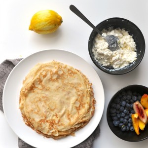 Summer Crepes with Ricotta Recipe | My Second Breakfast